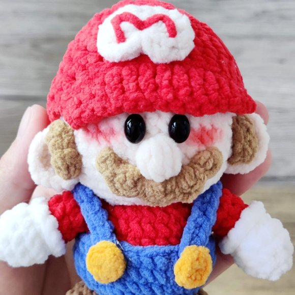 Handmade | Toys | Handmade Amigurumi Crochet Nintendo Mario | Poshmark